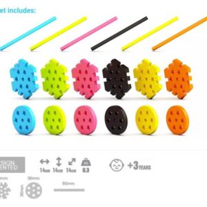 Bloques Meli Basic Constructor Set de 60 piezas - KUBO KIDS